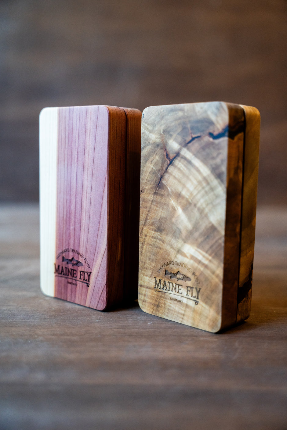 Handcrafted Wooden Fly Box