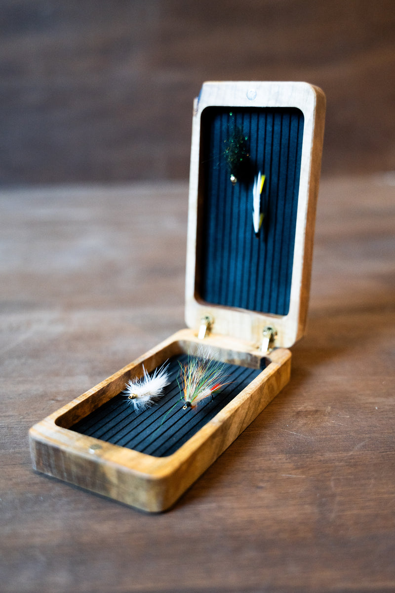 Handcrafted Wooden Fly Box – Maine Fly Company